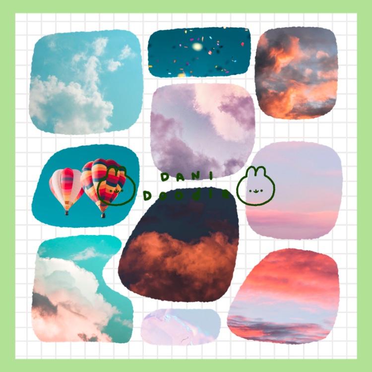 Sky deco sticker | Webudding