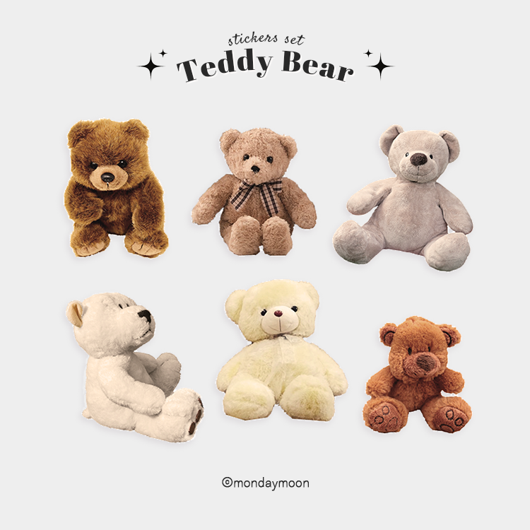 Teddy Bear Stickers | Webudding