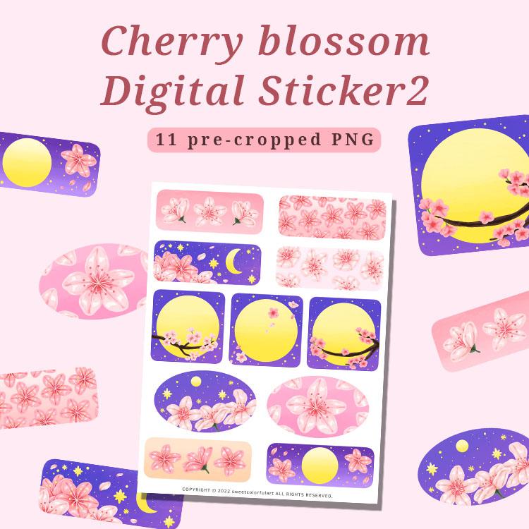 Cherry blossom sticker 2 | Webudding