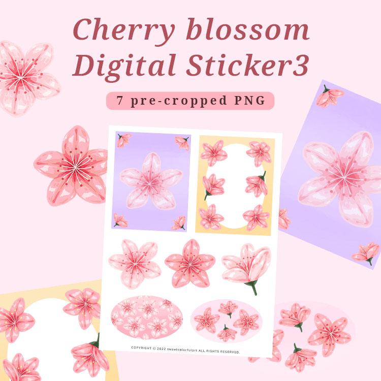 Cherry blossom sticker 3 | Webudding