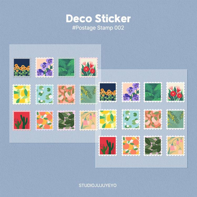 Postage Stamp Sticker 002 | Webudding