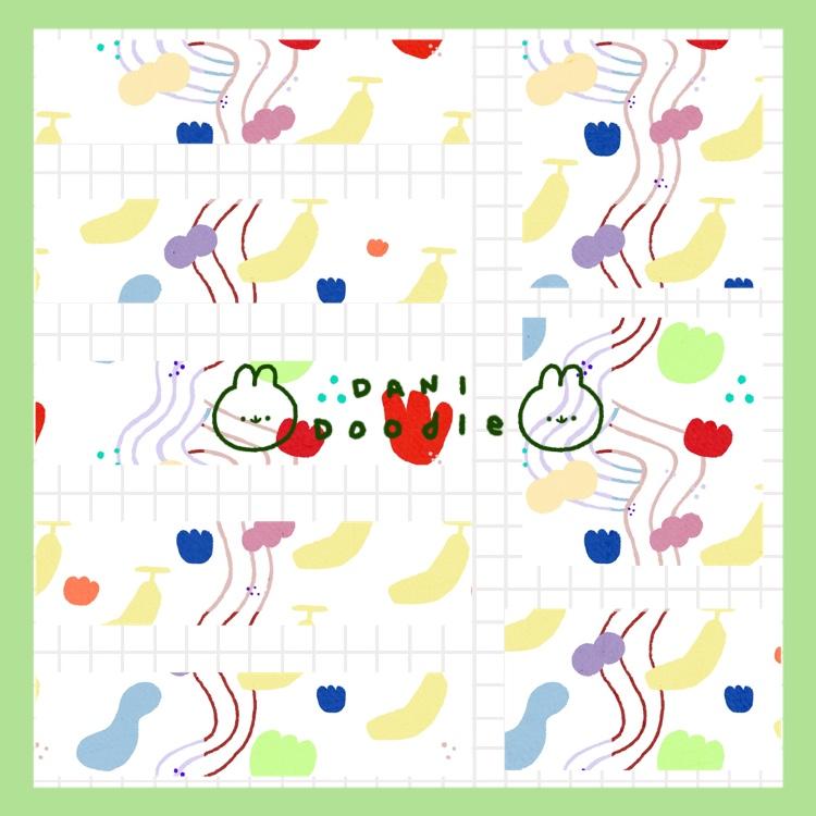 Banana pattern washi tape sticker | Webudding