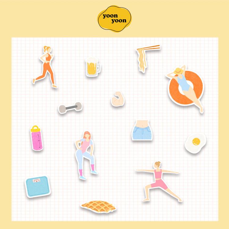 Diet sticker | Webudding