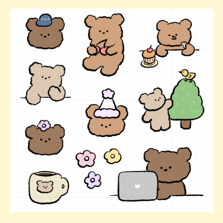 Bear bear sticker ? | Webudding