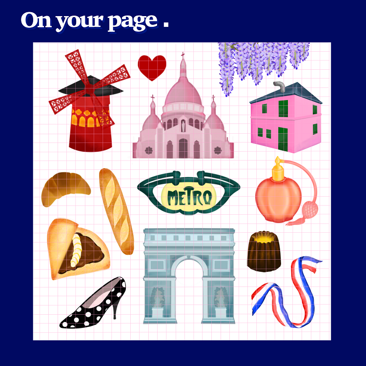 Mood in Paris sticker | Webudding