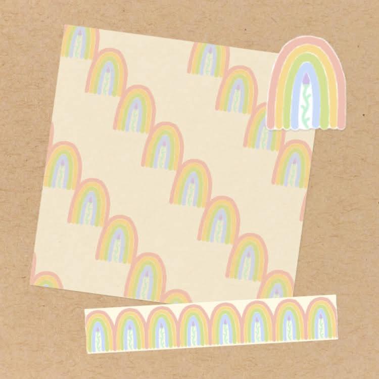 Rainbow stairs sticker | Webudding