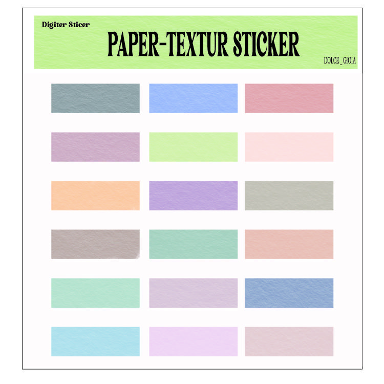 Paper texture sticker | Webudding