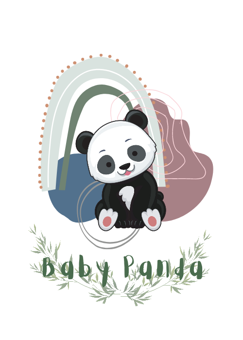 Baby Panda Illustration | Webudding