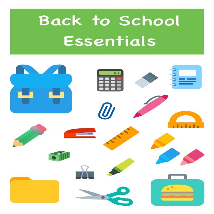 Back to School Essentials Sticker Set | Webudding