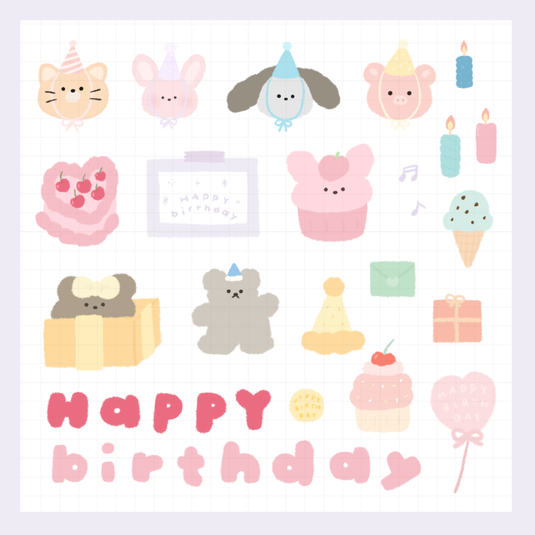 Happy birthday sticker ? | Webudding