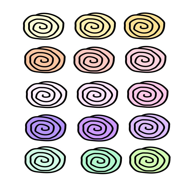 Spirals Sticker Set | Webudding