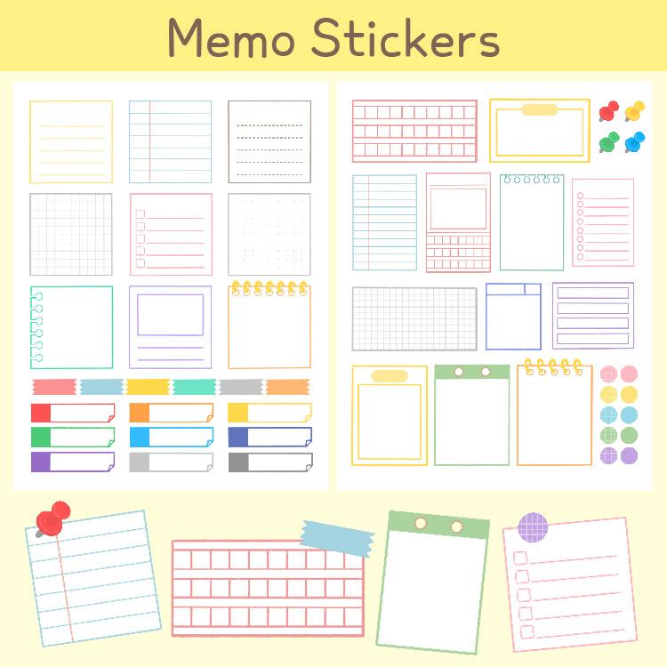 Memo Stickers | Webudding