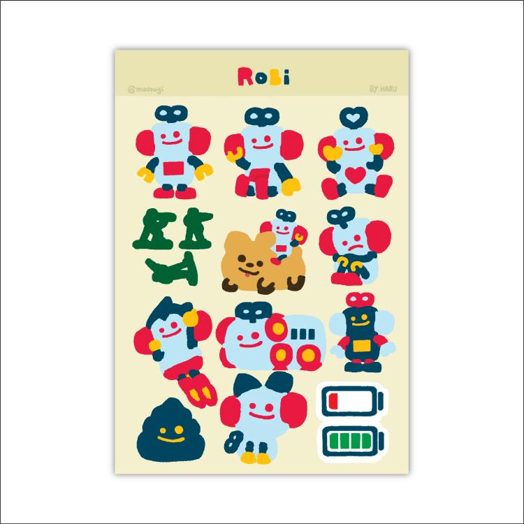 Robot Robi Sticker | Webudding
