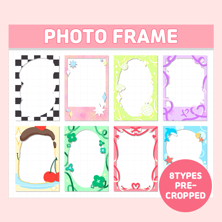 Cute photo frames sticker | Webudding