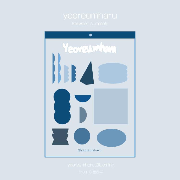 Blueming sticker | Webudding