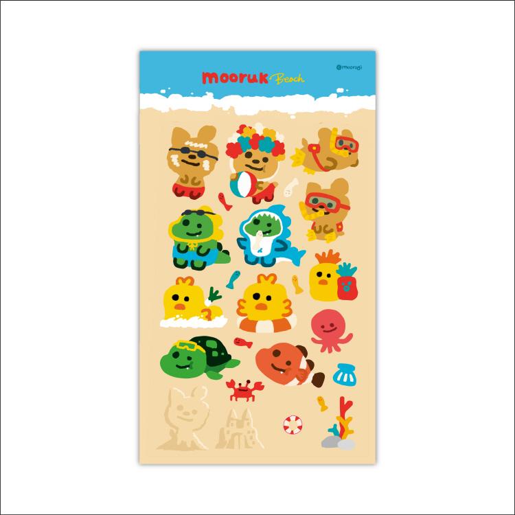 Moorugi Beach Sticker | Webudding