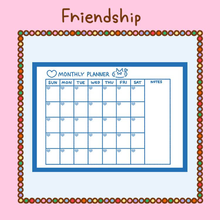 Monthly & Weekly planners | Webudding