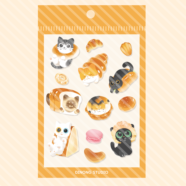 Bread cat sticker | Webudding