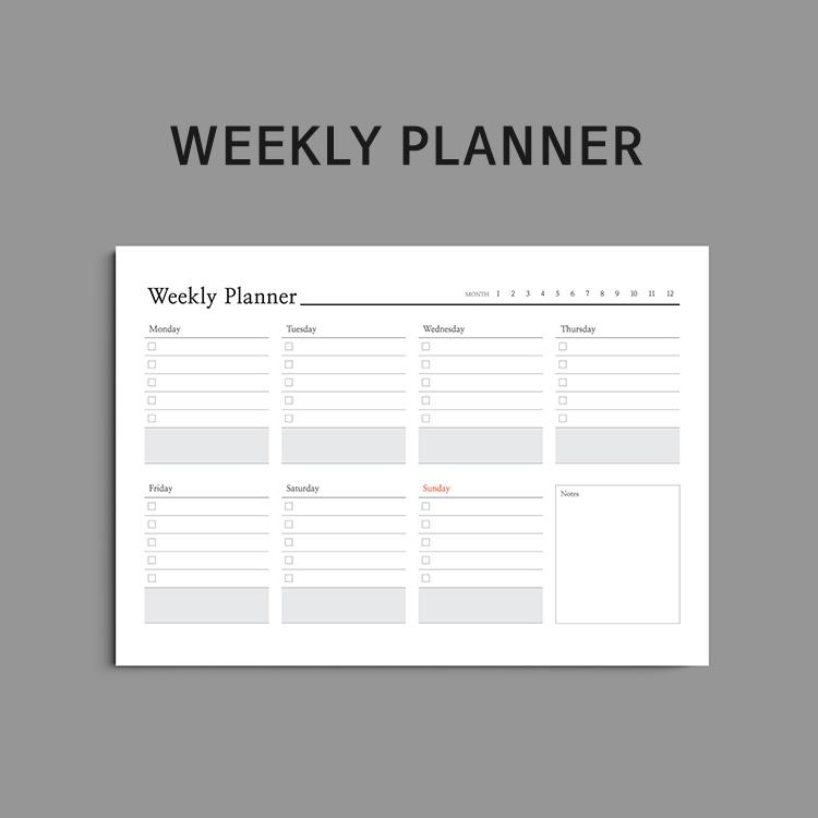 Weekly planner 2 | Webudding