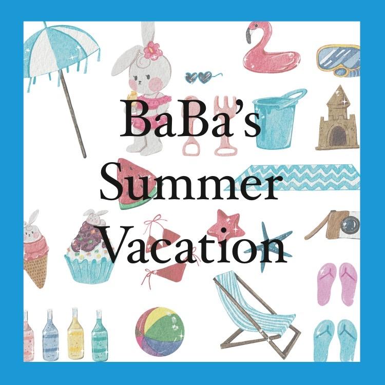 Summer vacation sticker | Webudding