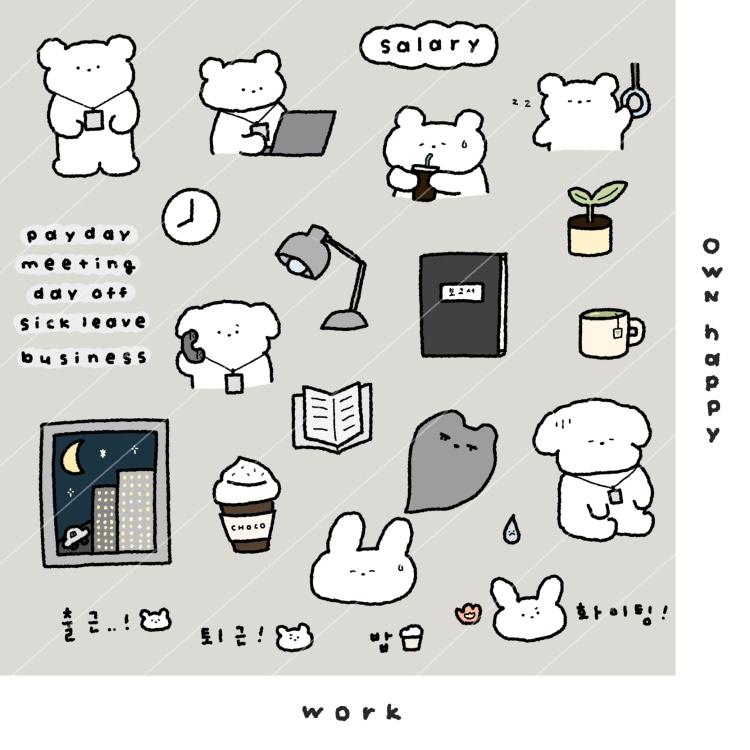 Work sticker ? | Webudding