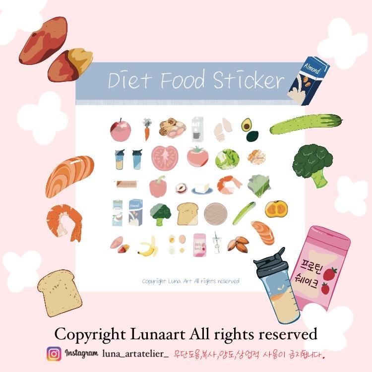 Diet Food sticker | Webudding