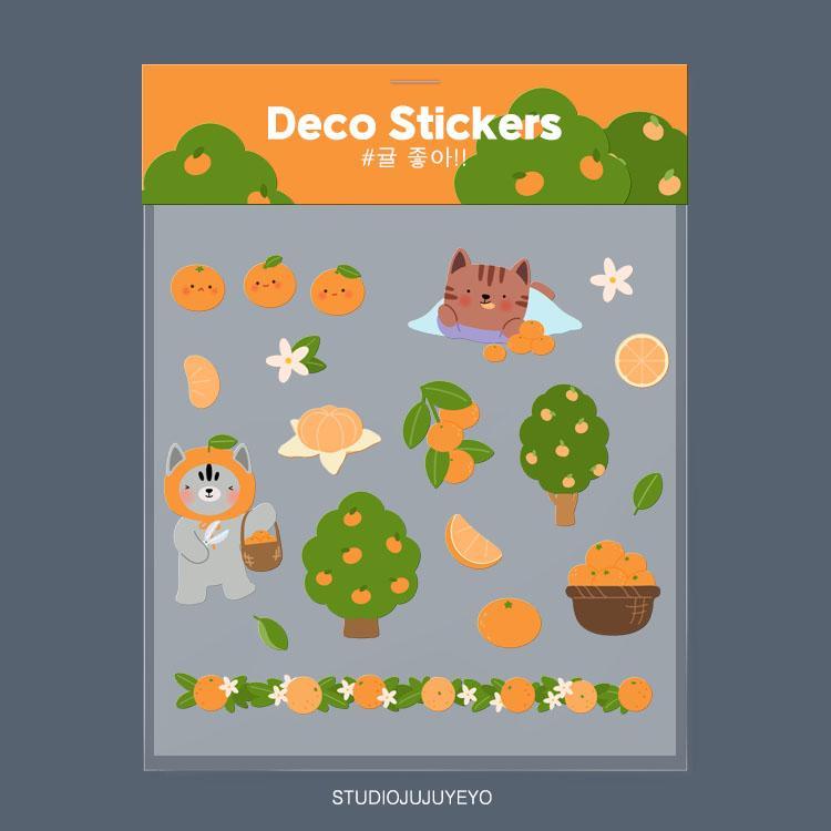 Mandarin deco sticker | Webudding