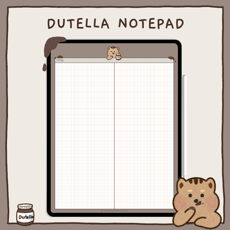 두텔라 노트패드 set | 위버딩