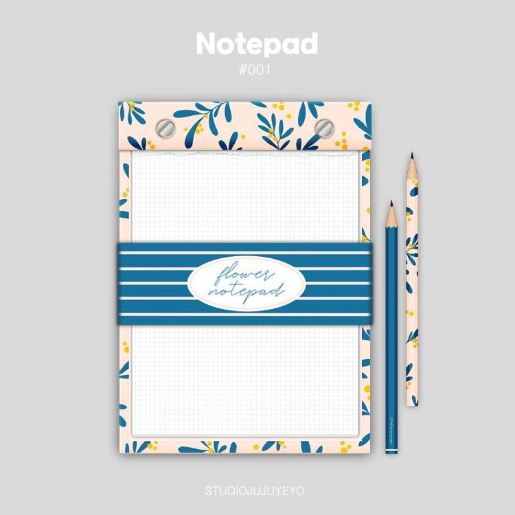 NOTEPAD #001 | 18 types | Webudding