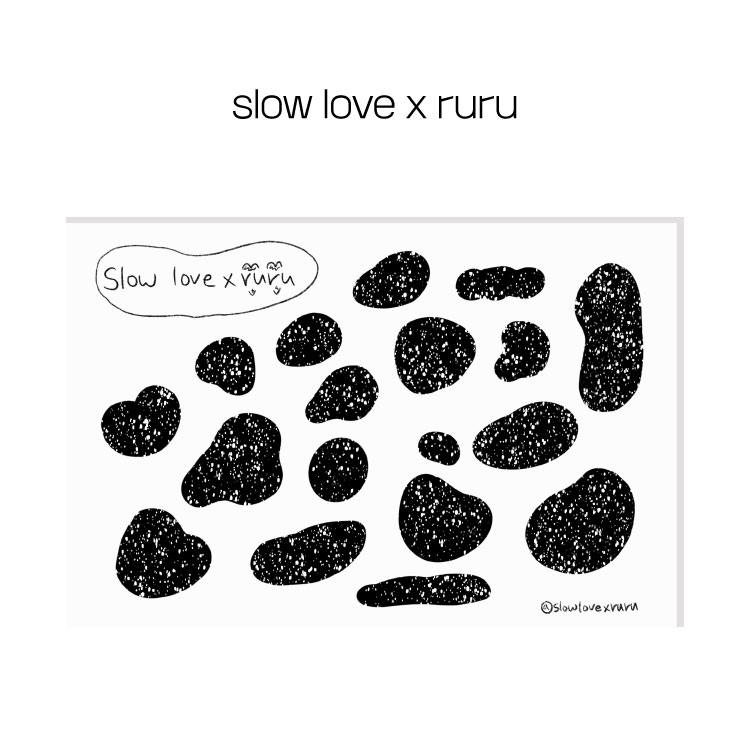 slow love x ruru sticker ver.1 | 위버딩