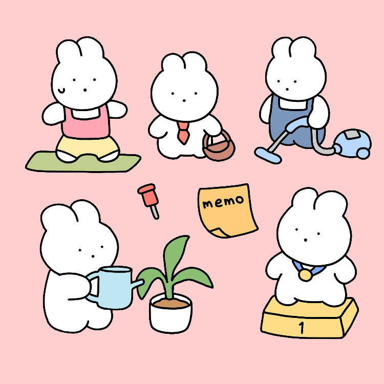 hard working life sticker2 | Webudding