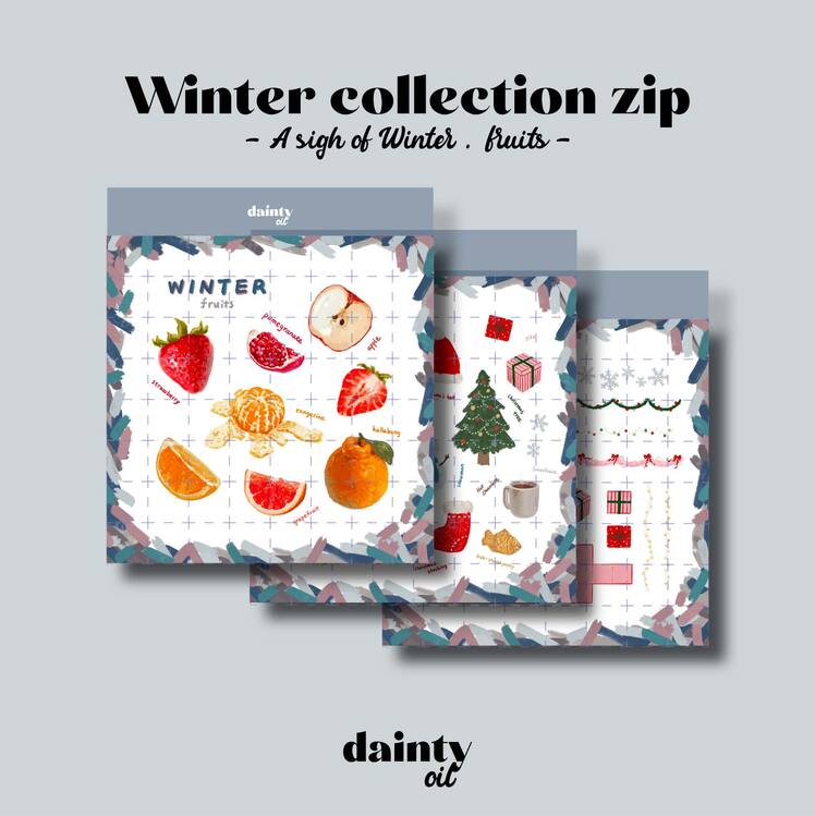 Winter Collection Stickers set | Webudding