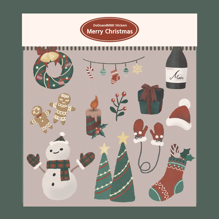 Christmas Sticker Set | Webudding