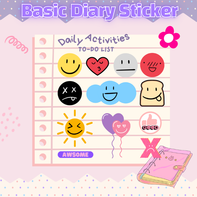 Basic daily sticker | Webudding