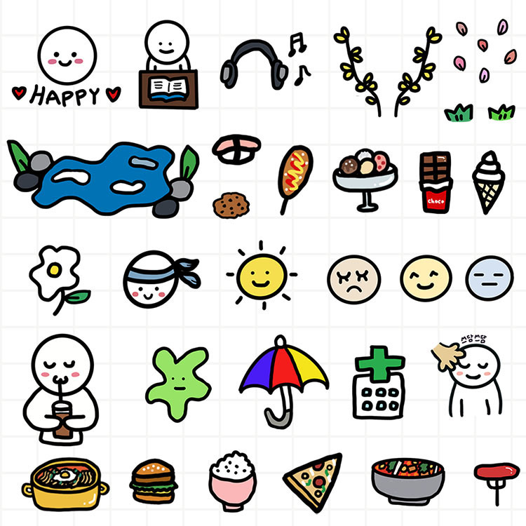 Daily life sticker | Webudding