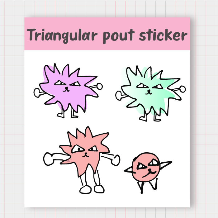 Cute triangular eyes | Webudding