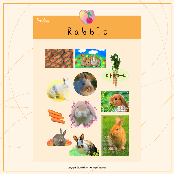 Animals Sticker #0.Rabbit | Webudding