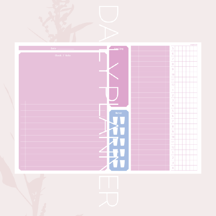 ONGGEULDA Daily Planner Diary Ver.1 (Pink Theme) | Webudding
