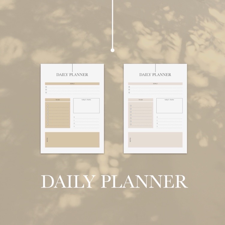DAILY PLANNER | Webudding