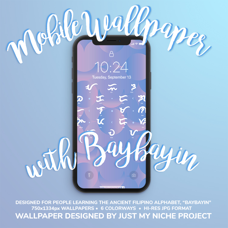 Filipino Ancient Alphabet (Baybayin) - MOBILE WALLPAPER | Webudding