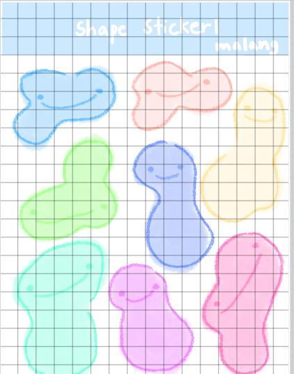 shape sticker1 | Webudding