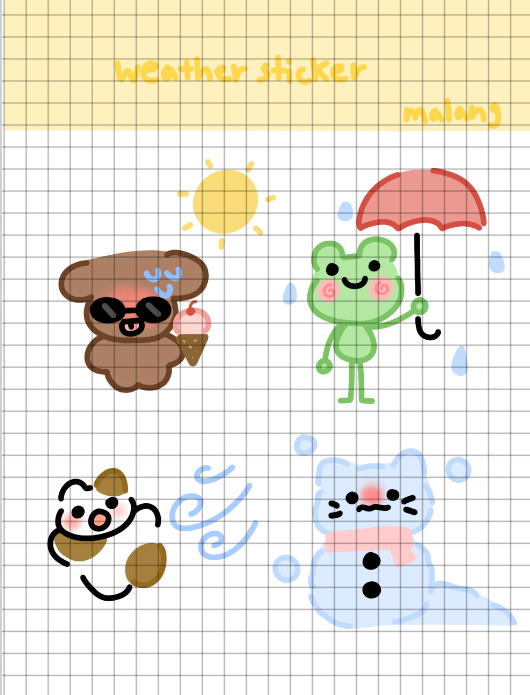 weather sticker | Webudding