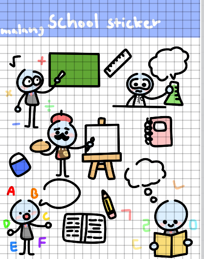 school sticker | Webudding