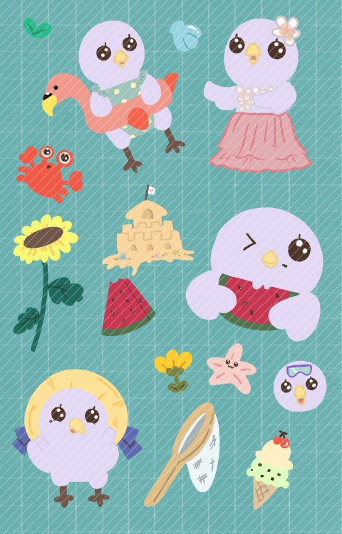 [굿노트] 넹무새의 여름 | 위버딩