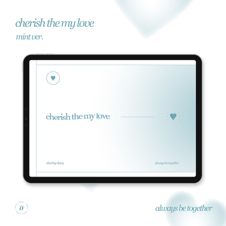 an exchange diary / cherish the my love - mint ver. (2 ~6 people) | Webudding
