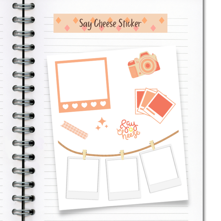 Say Cheese Sticker | Webudding