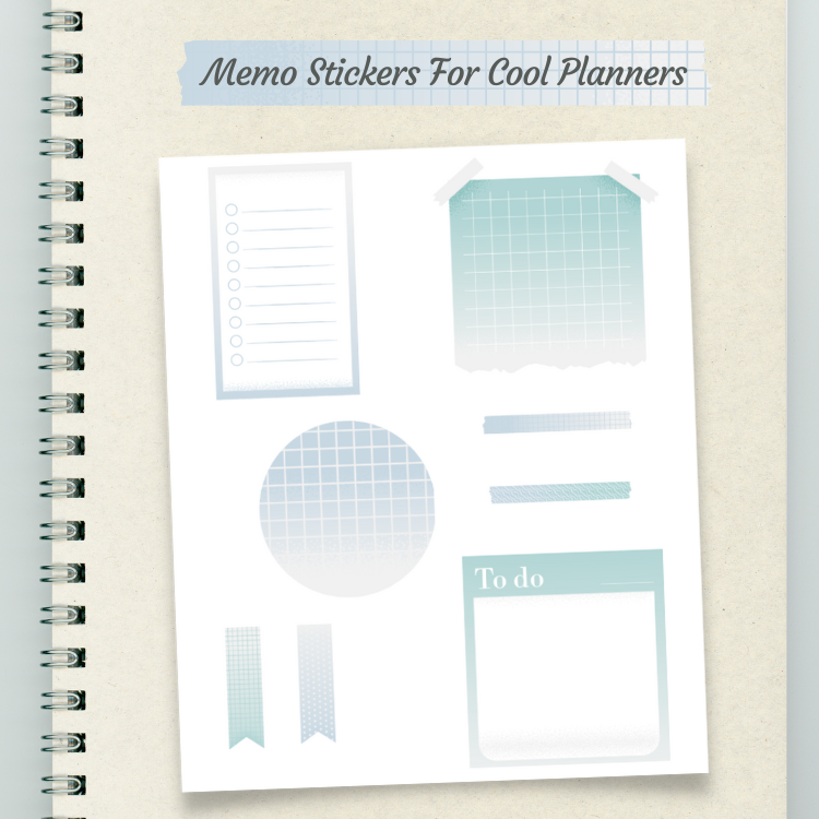 Memo Stickers For Cool Planners | Webudding