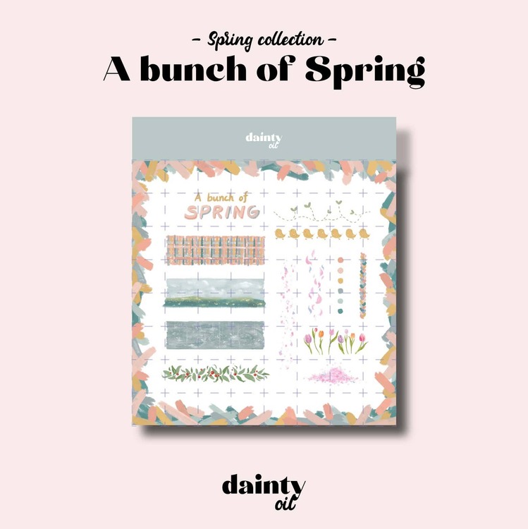 A bunch of Spring stickers | Webudding