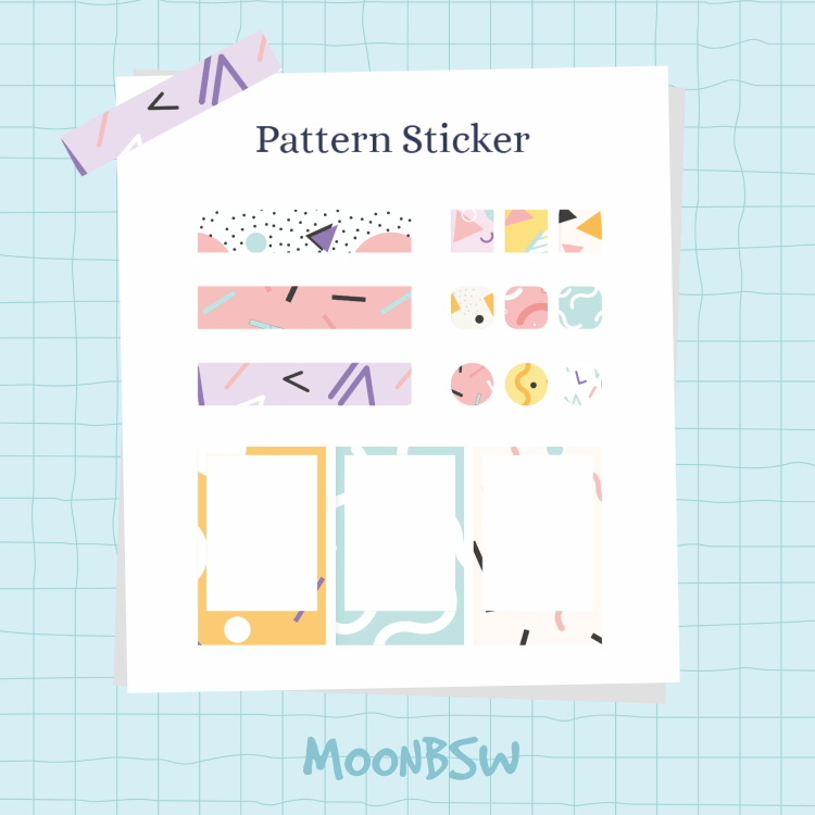 Pattern Sticker (1) | Webudding