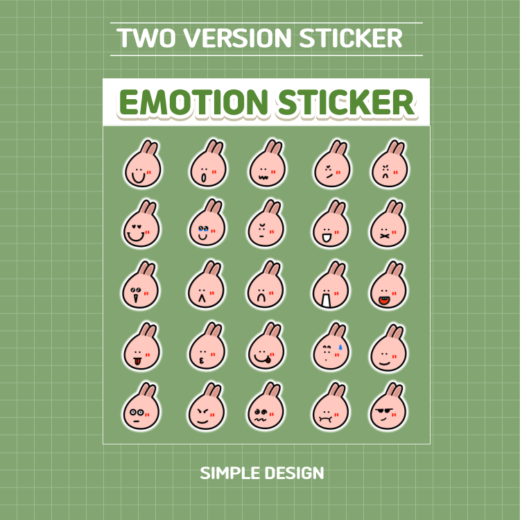 EMOTION STICKER | Webudding